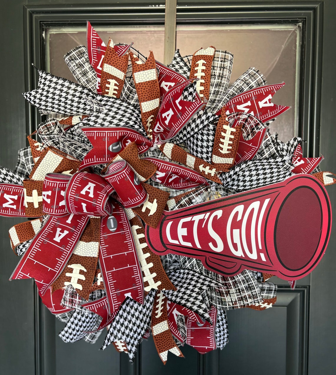 Football Wreaths, Alabama Wreath, Crimson Wreath, Summer Wreath, Fall ...