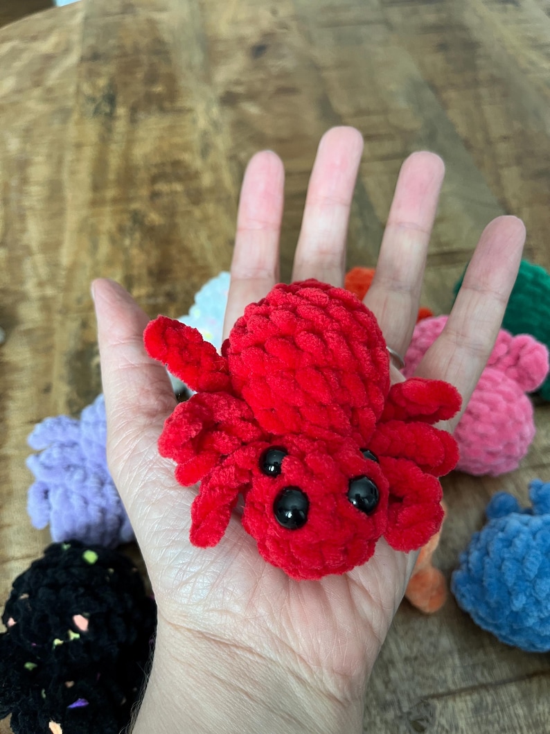 Mini Plushie- Baby Tarantula Spider- Crochet Toy - Etsy