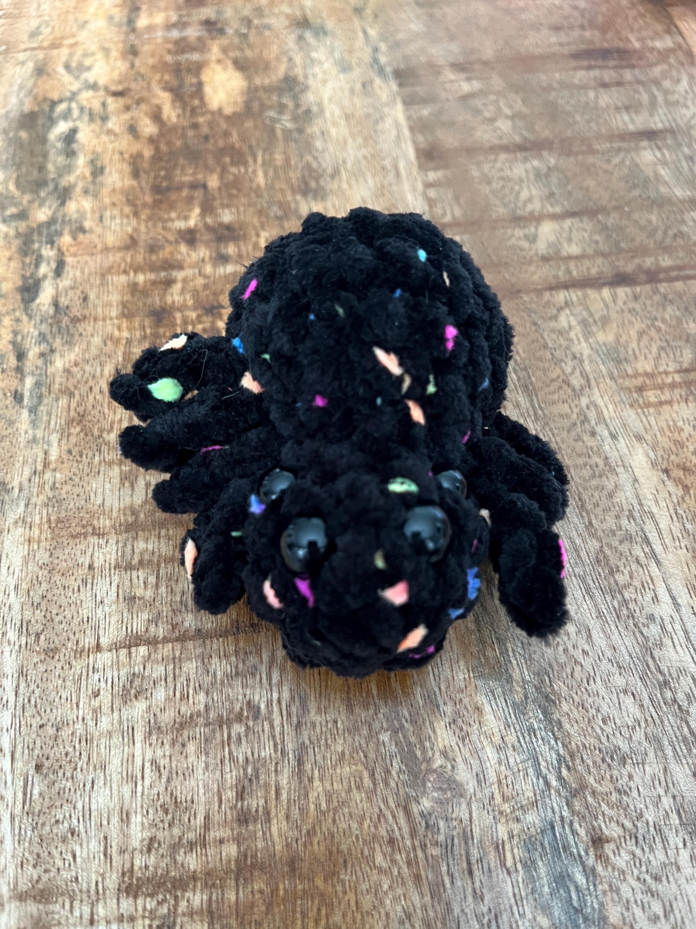 Mini Plushie- Baby Tarantula Spider- Crochet Toy - Etsy
