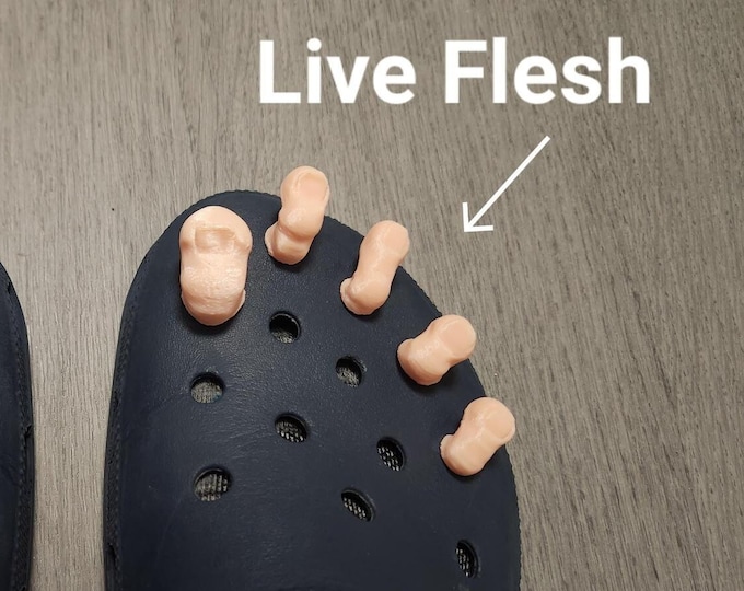Realistic Toes Jibbits-inspired Charms for "croc" Style Clogs Crocs - Etsy