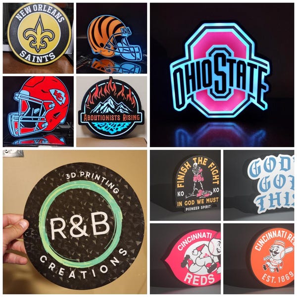 3d Logo Sign Led Usb - Etsy