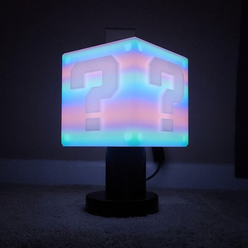 Mario Lamp - Etsy