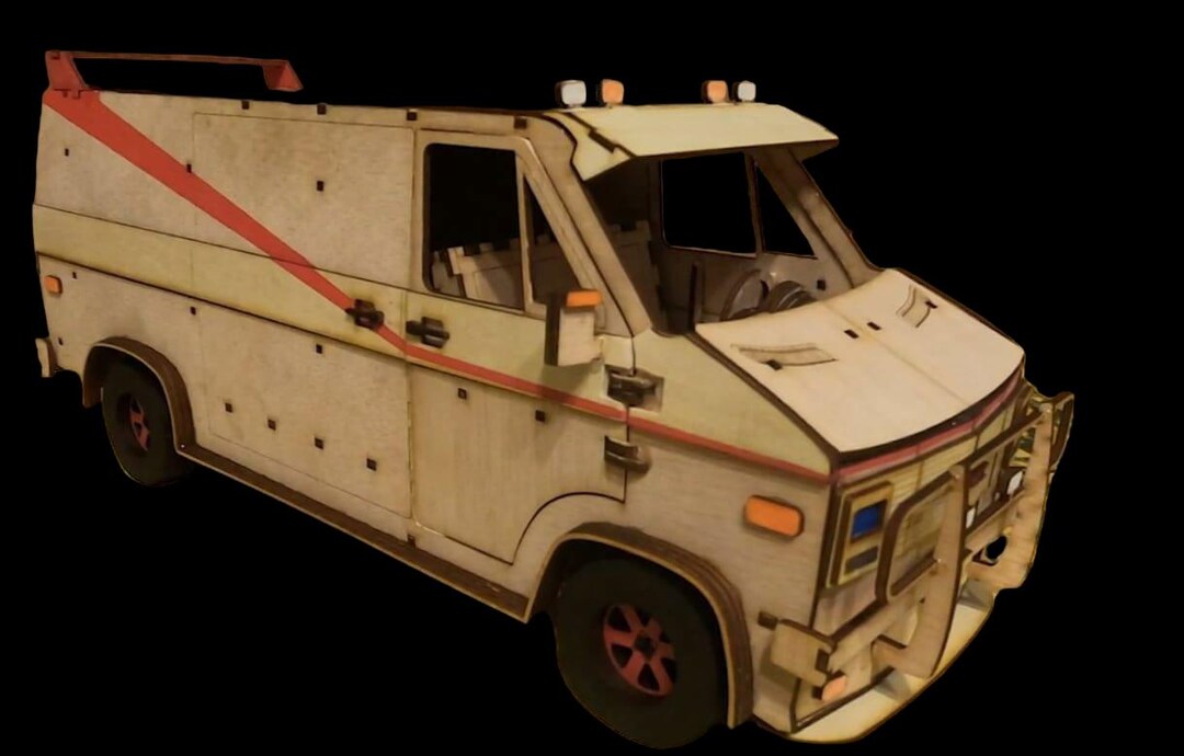 A-team Van, A-team Van, Laser Files, SVG, PDF, - Etsy