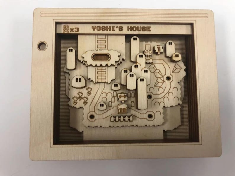 Mario Bros Screens for Laser Cutting, SVG Files - Etsy