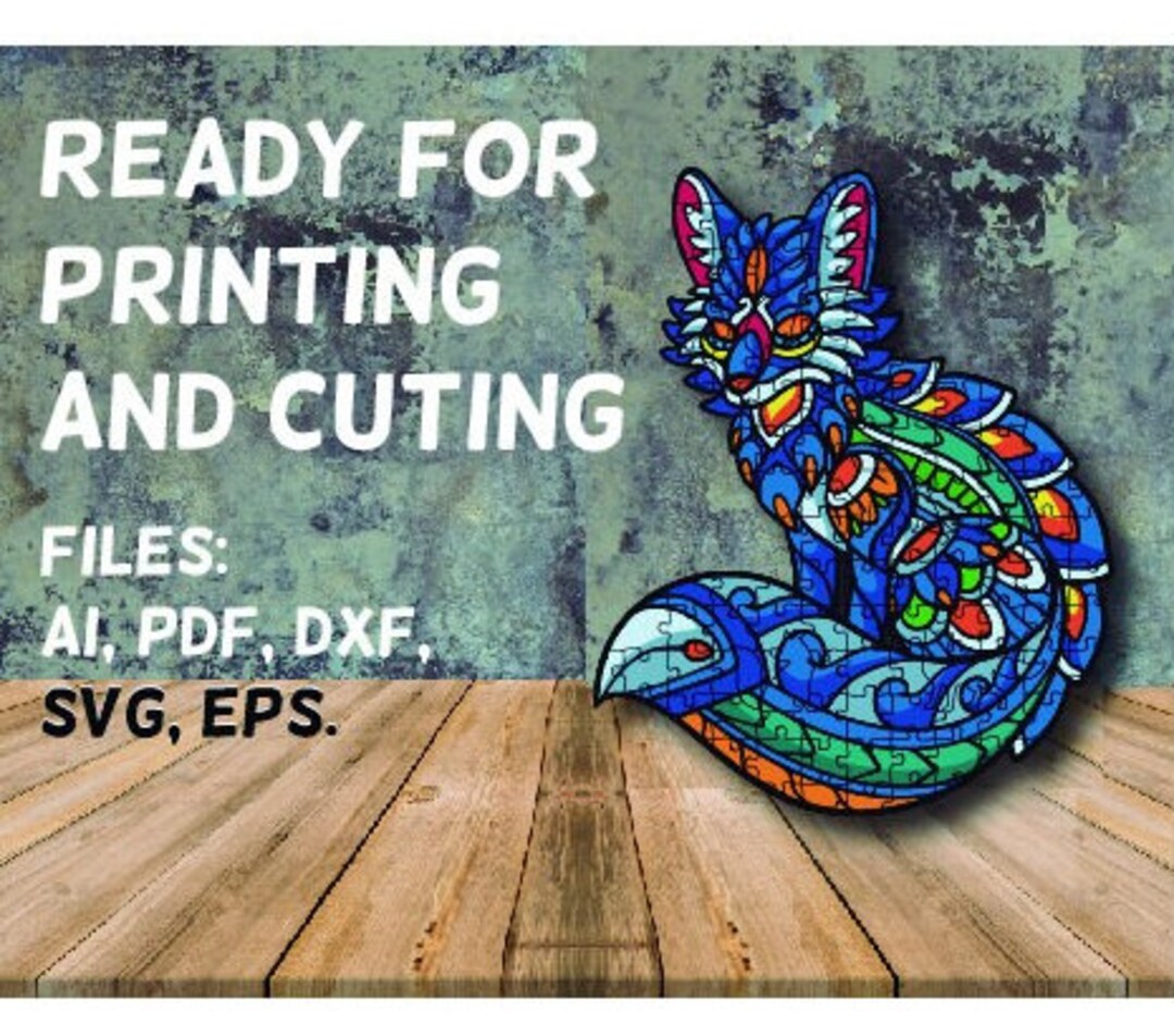 Laser Cut File, Puzzle Svg, Puzzle Template for Printing and Cutting ...