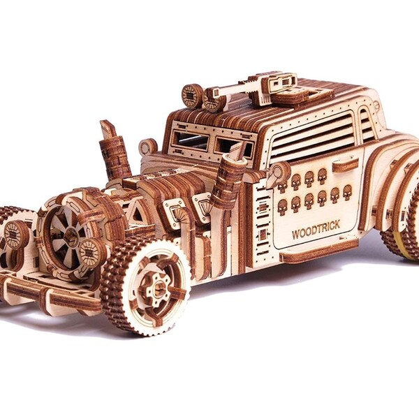 Laser Cut Hot Rod Model - Etsy Canada