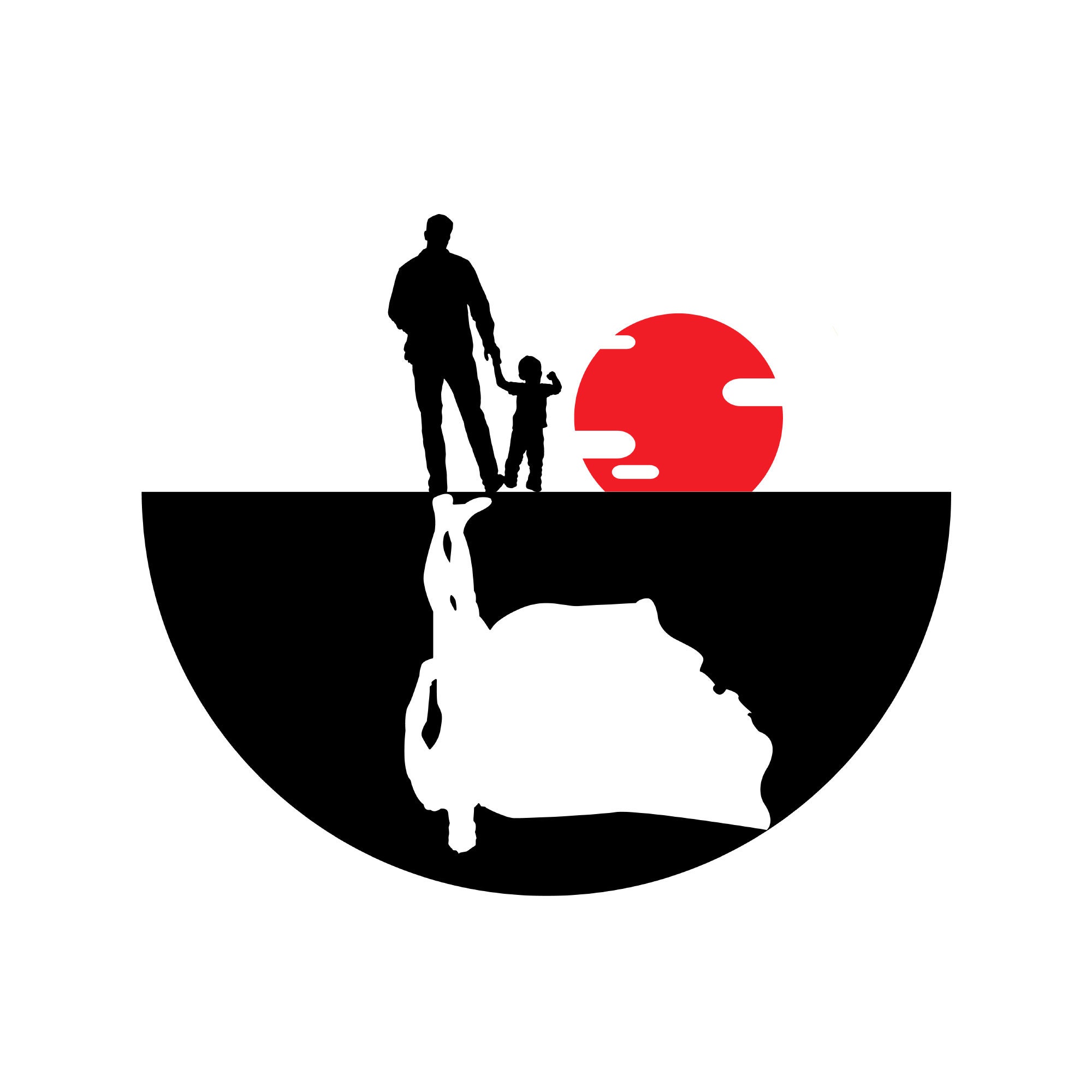 Superdad SVG super Dad Shadow Superhero Silhouette - Etsy