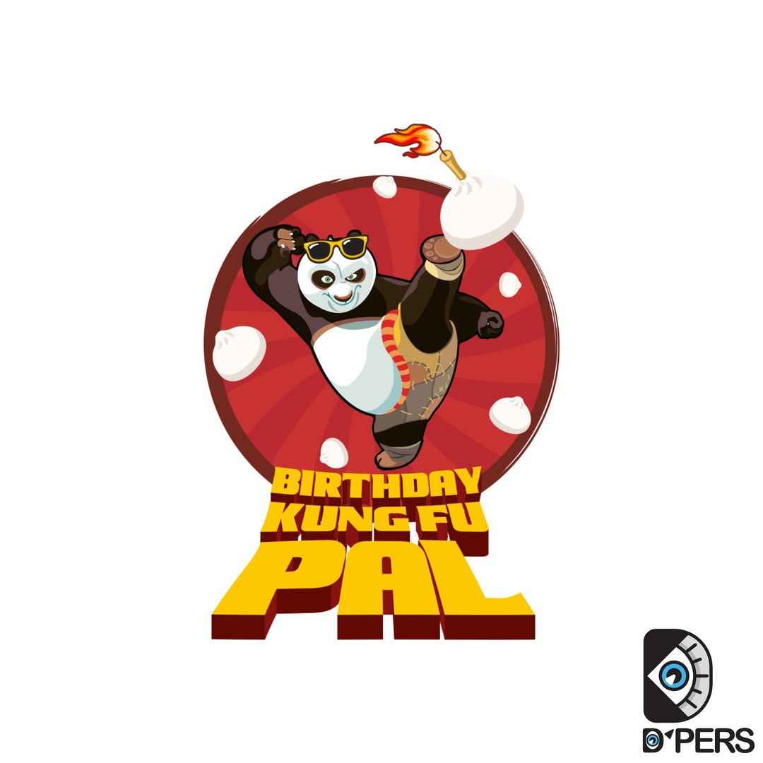 Happy Birthday Kung Fu Panda Graphic Svg, Happy Birthday Po Kung Fu ...