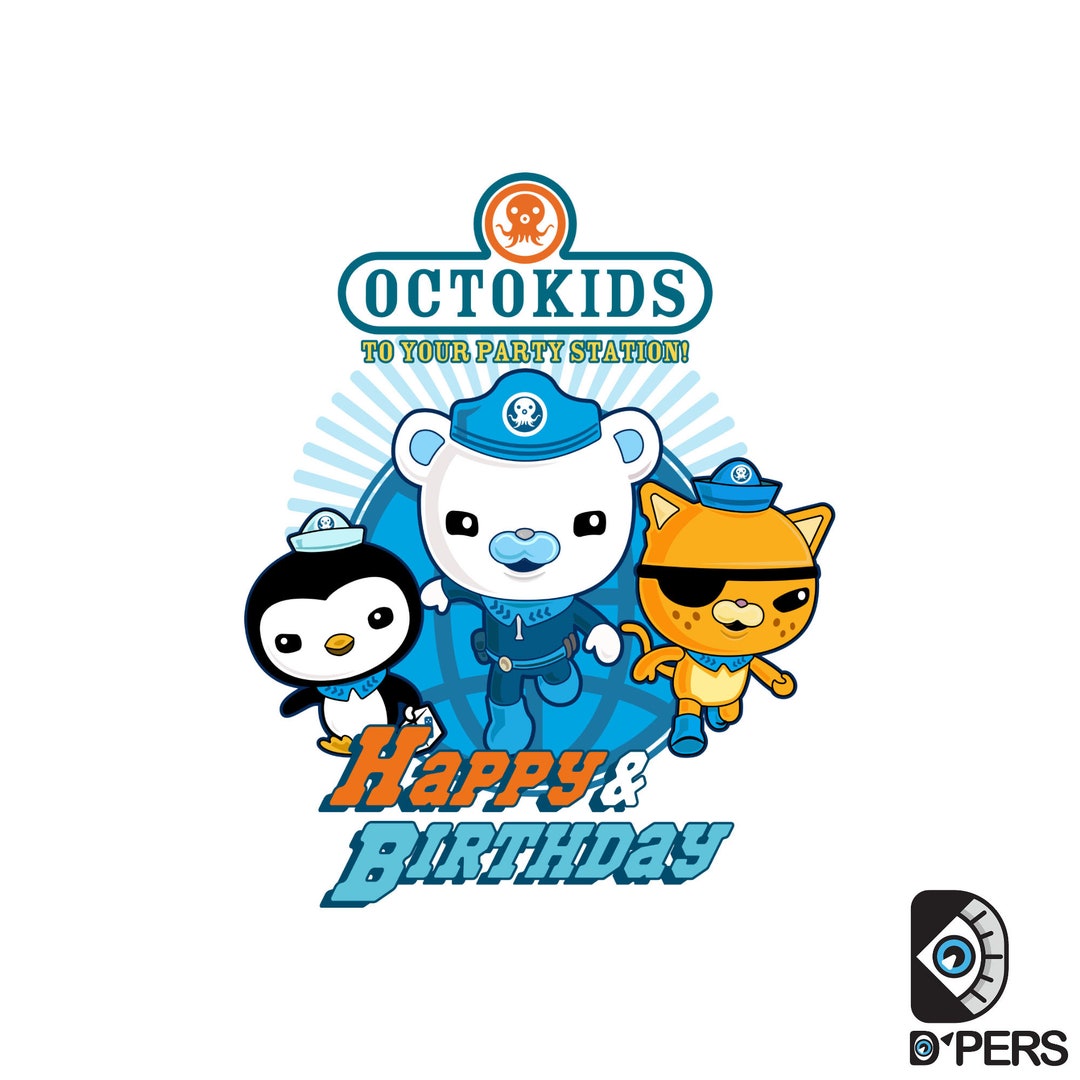 Octonauts Happy Birthday Graphic Svg Happy Birthday Octonauts Barnacles ...