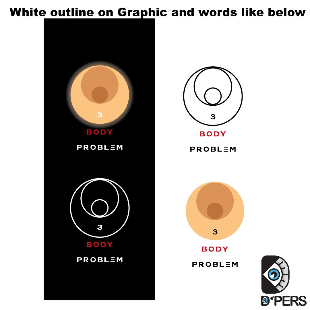 3 BLOODY PROBLEM Svg, 3 Body Problem Svg, 3 Body Problem Ai, T-shirt ...