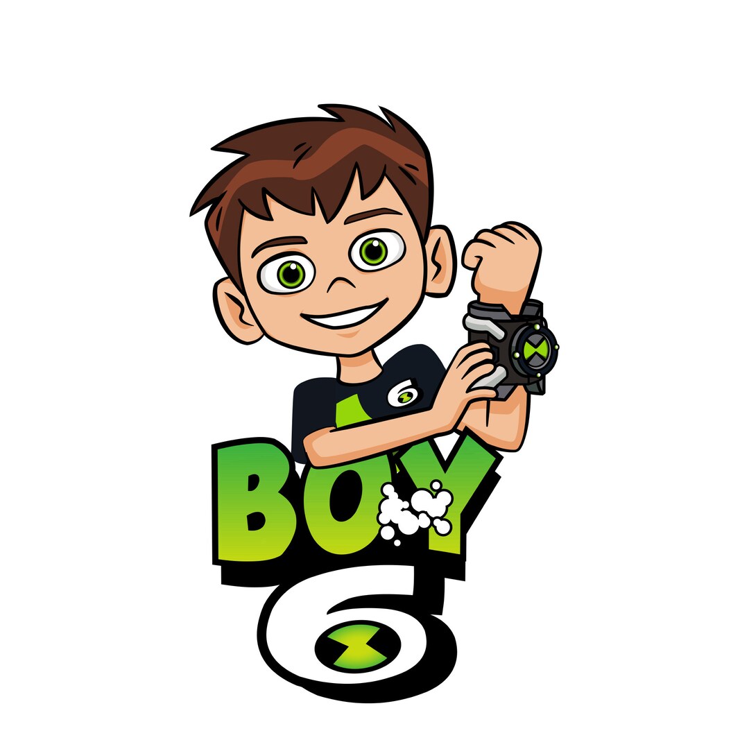 Ben 10 Birthday 6 Years Boy Bash an Epic Cartoon Adventure - Etsy