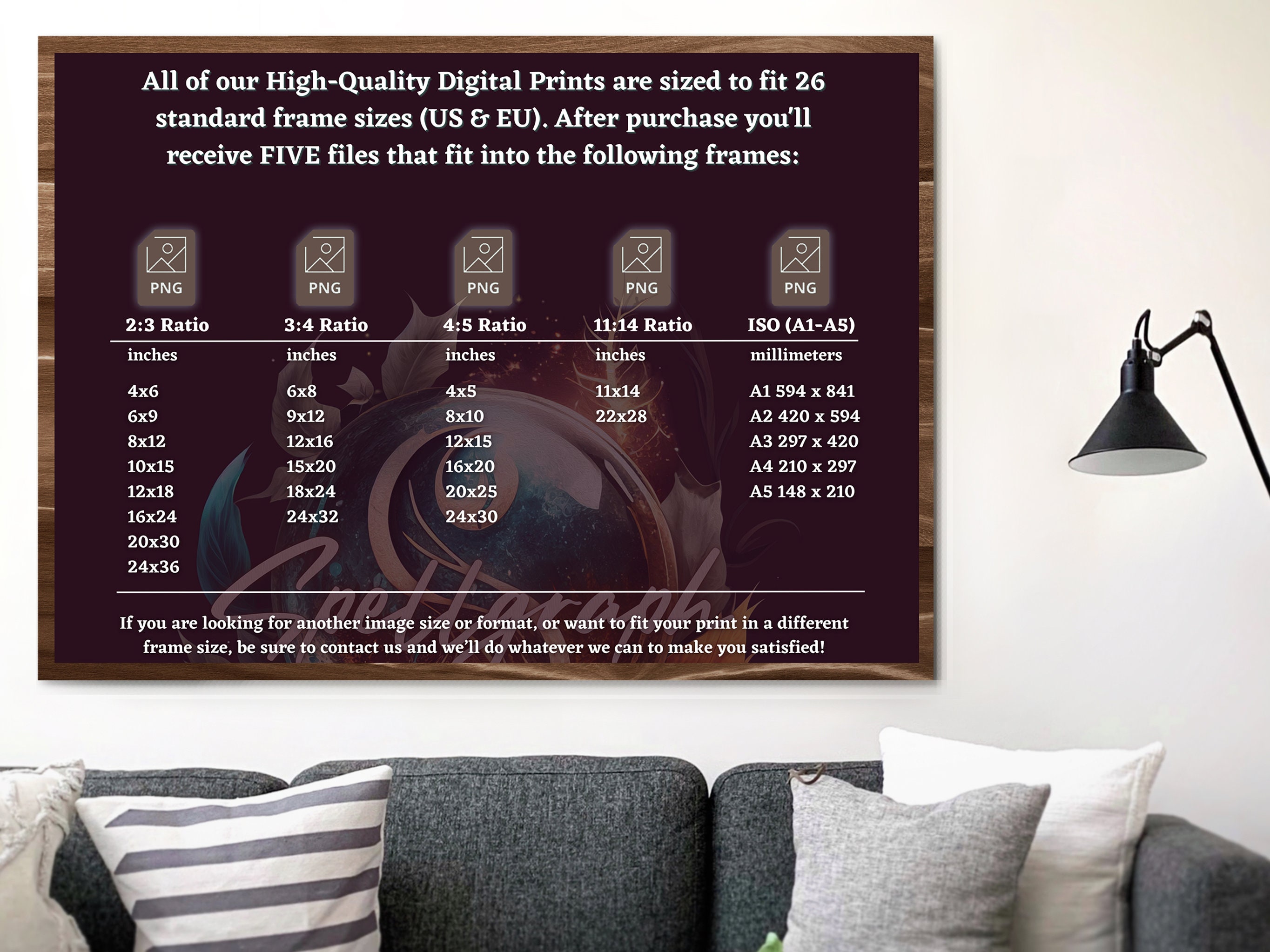 Mystic Wall Art Colorful Magical Print Spiritual Decor Beautiful Magic ...