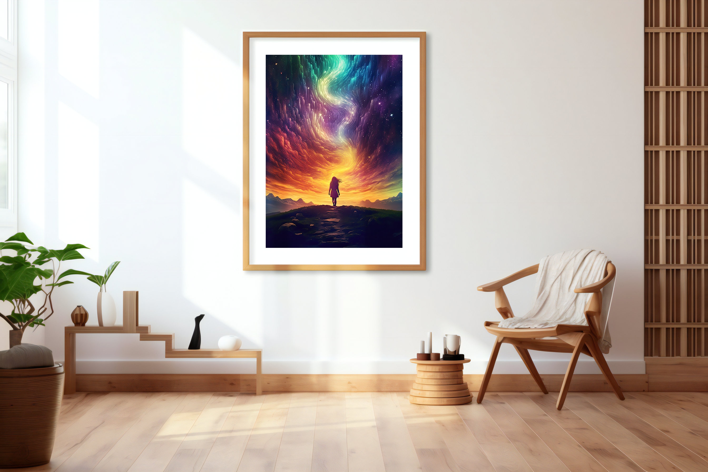 Mystic Wall Art Colorful Magical Print Spiritual Decor Beautiful Magic ...