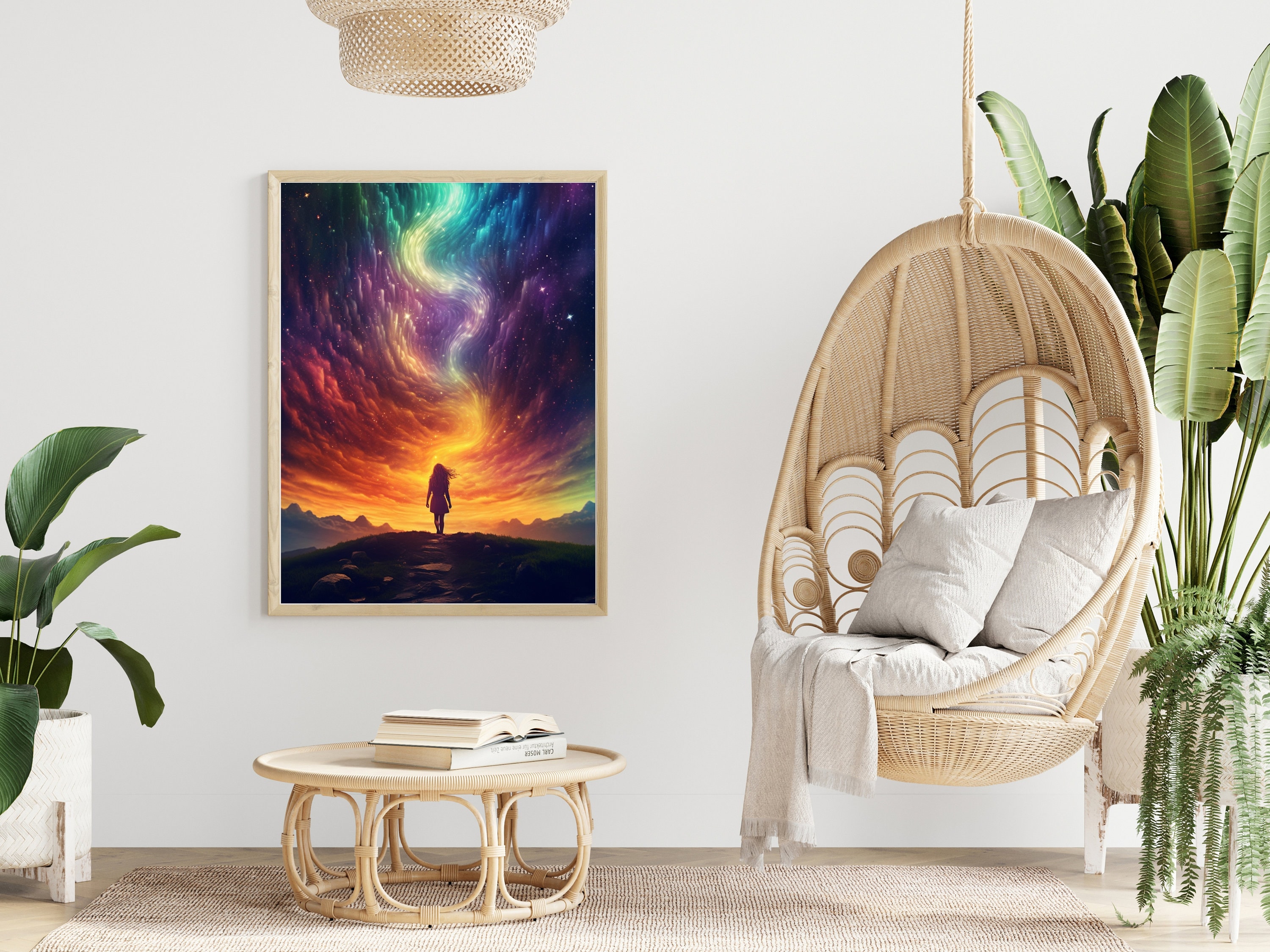 Mystic Wall Art Colorful Magical Print Spiritual Decor Beautiful Magic ...