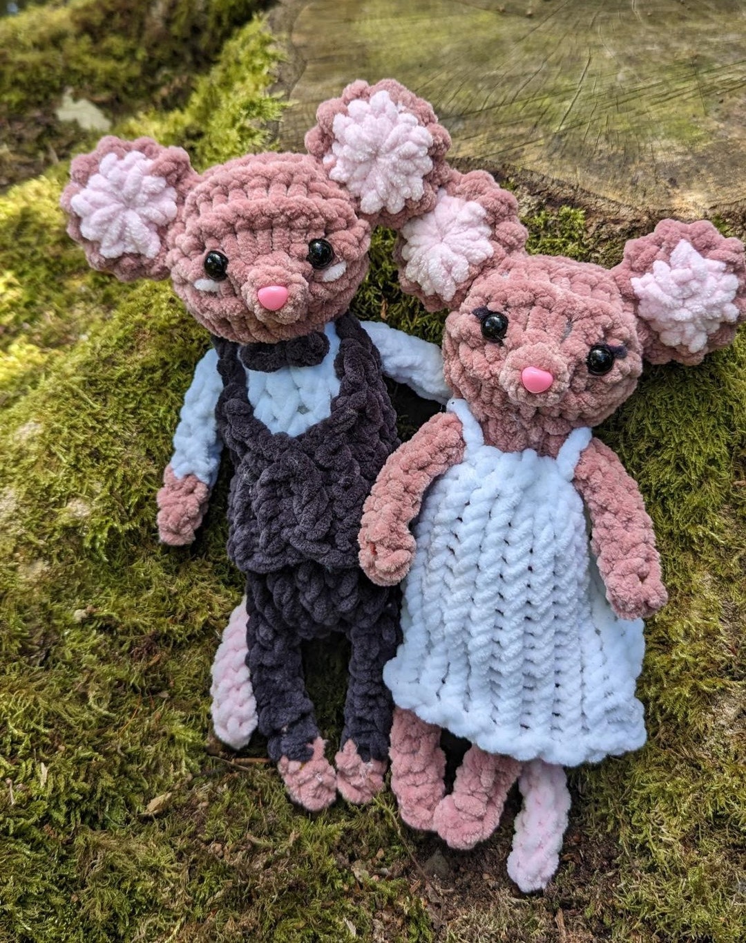 Tilly & Thomas Mouse Loom Knitting Pattern - Etsy