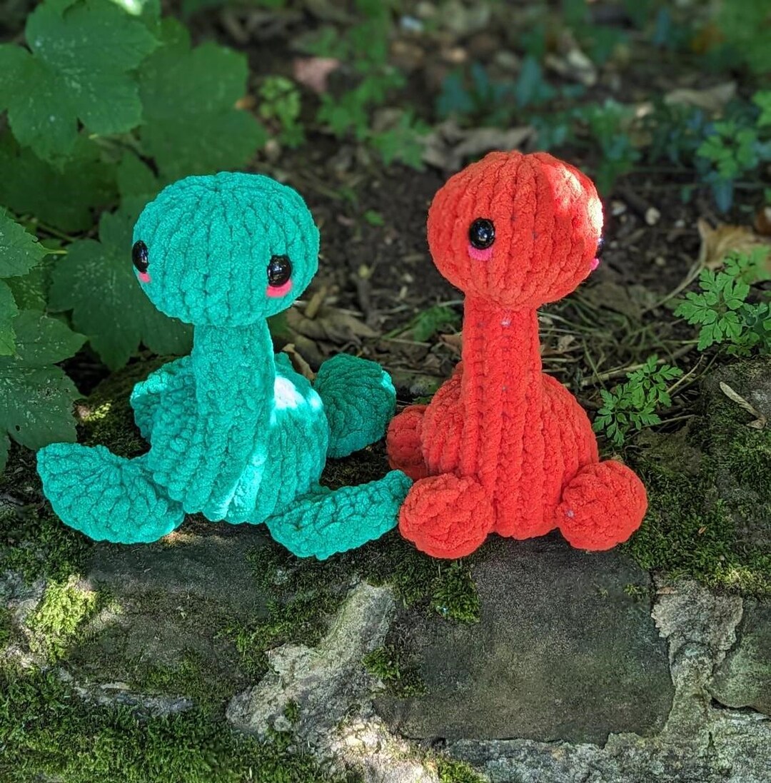 Dino & Nessie Loom Knitting Pattern - Etsy