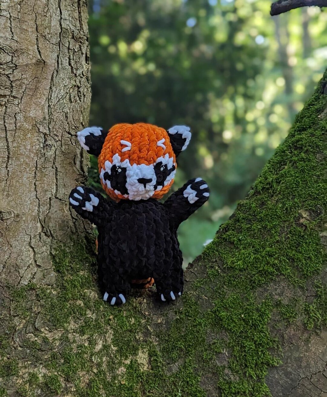 Ryan the Red Panda Loom Knitting Pattern - Etsy