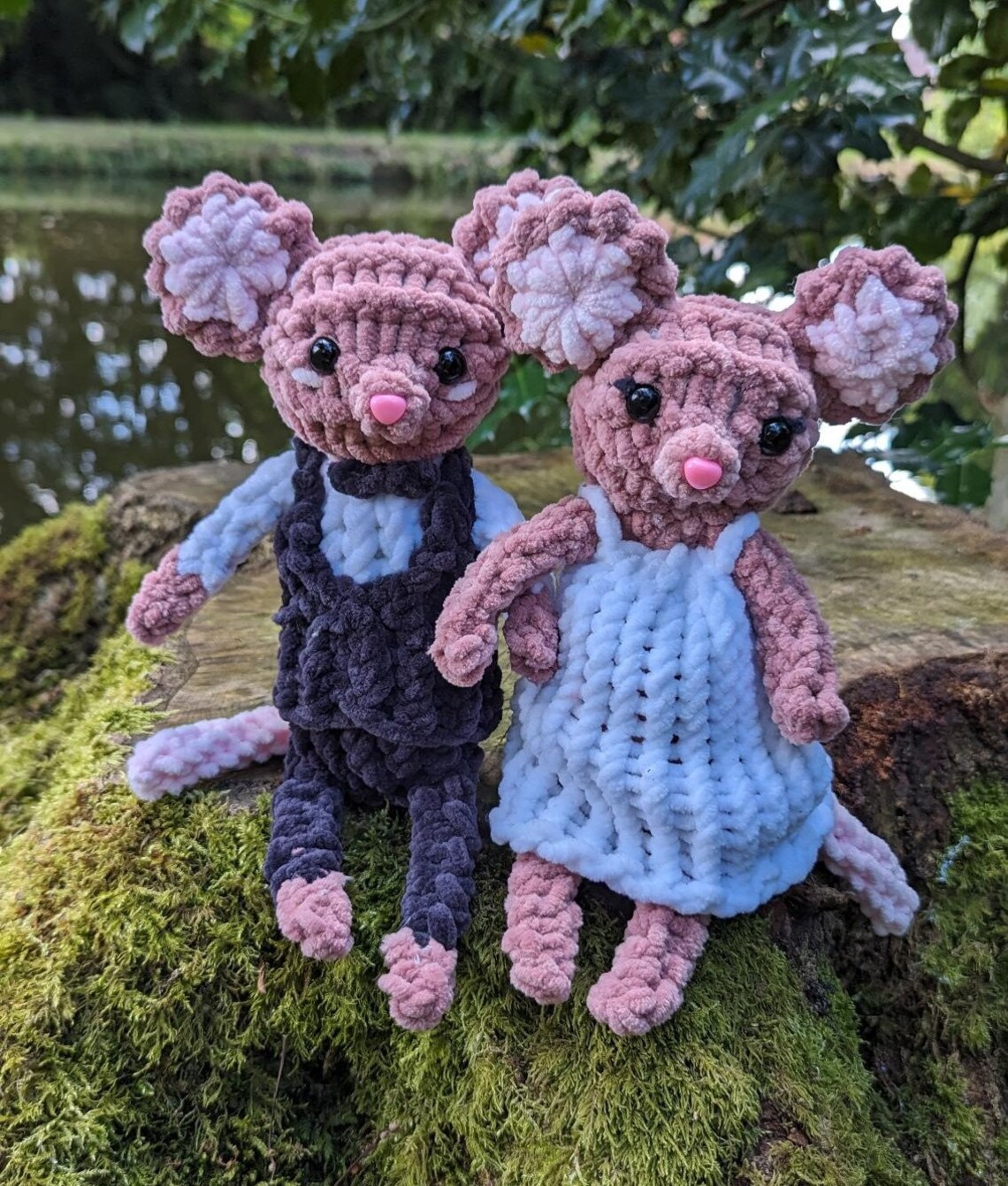 Tilly & Thomas Mouse Loom Knitting Pattern - Etsy