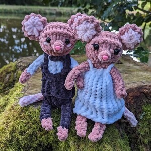 Tilly & Thomas Mouse Loom Knitting Pattern - Etsy