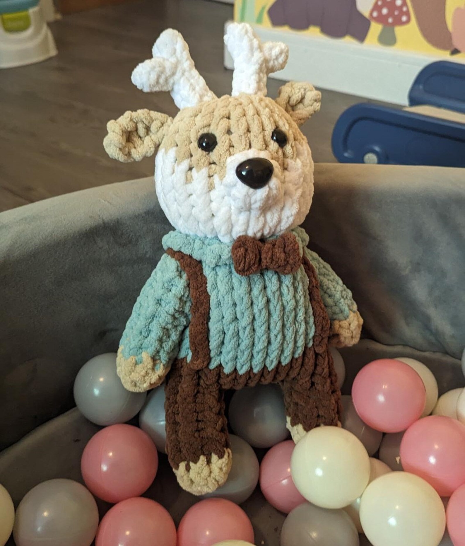 Dapper Deer Loom Knitting Pattern - Etsy