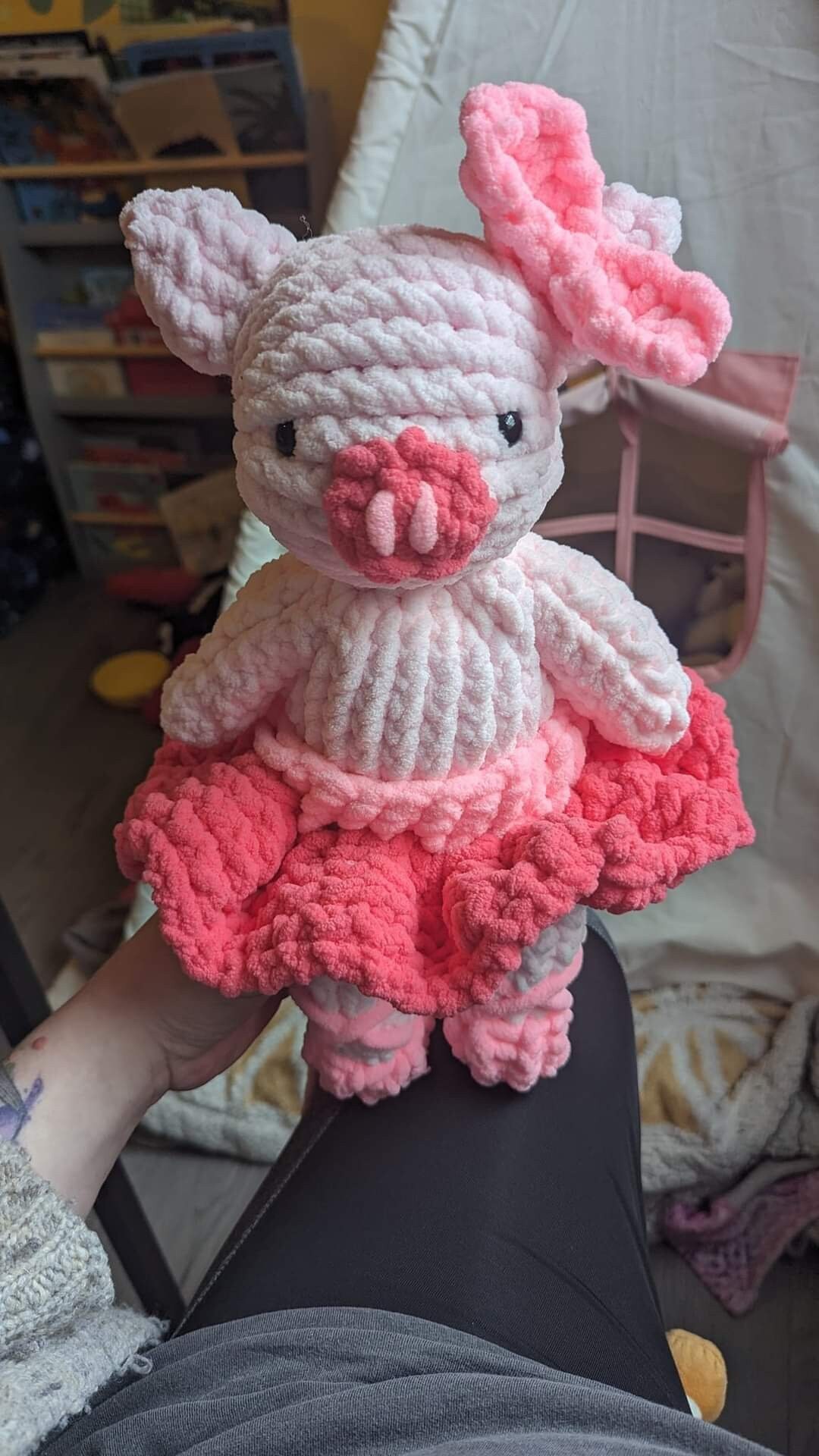 Pinky Pig Loom Knit Pattern - Etsy