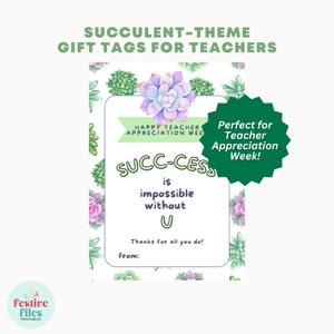 Printable Teacher Appreciation Gift Tags - Teacher Gifts Bulk - Teacher ...