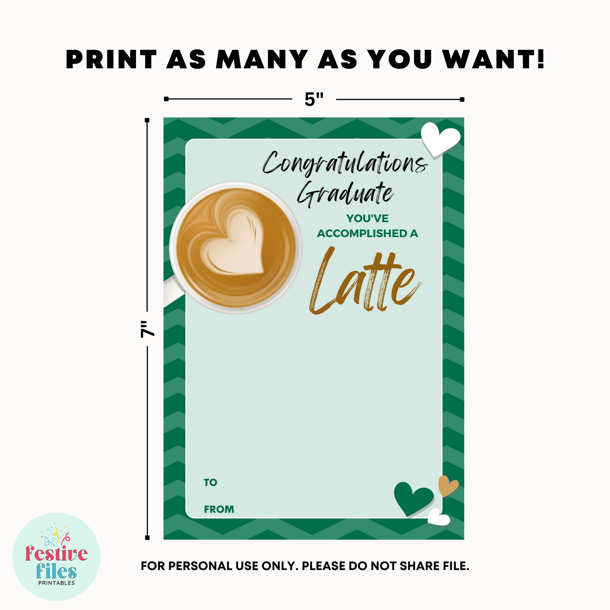 Graduation Starbucks Gift Card Holder (printable) - Graduation Gifts ...