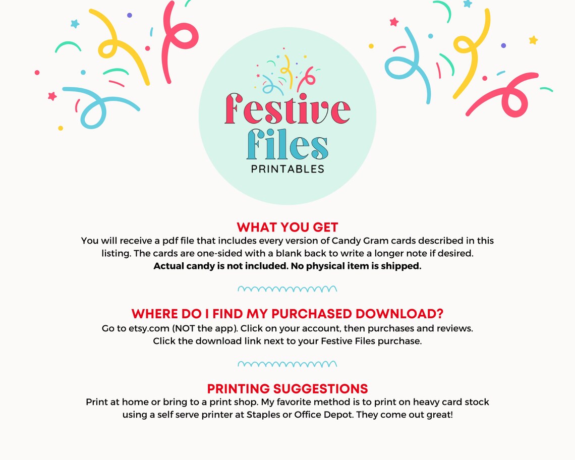 Final Exams Candygram Card – College & High School Gift (PDF) - Etsy