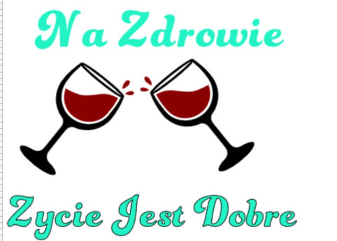 Na Zdrowie Zyie Jest Dobre Car Decal - Etsy