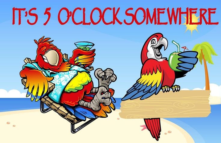 It's Five O'clock Two Birds Digital File, Photo - Etsy