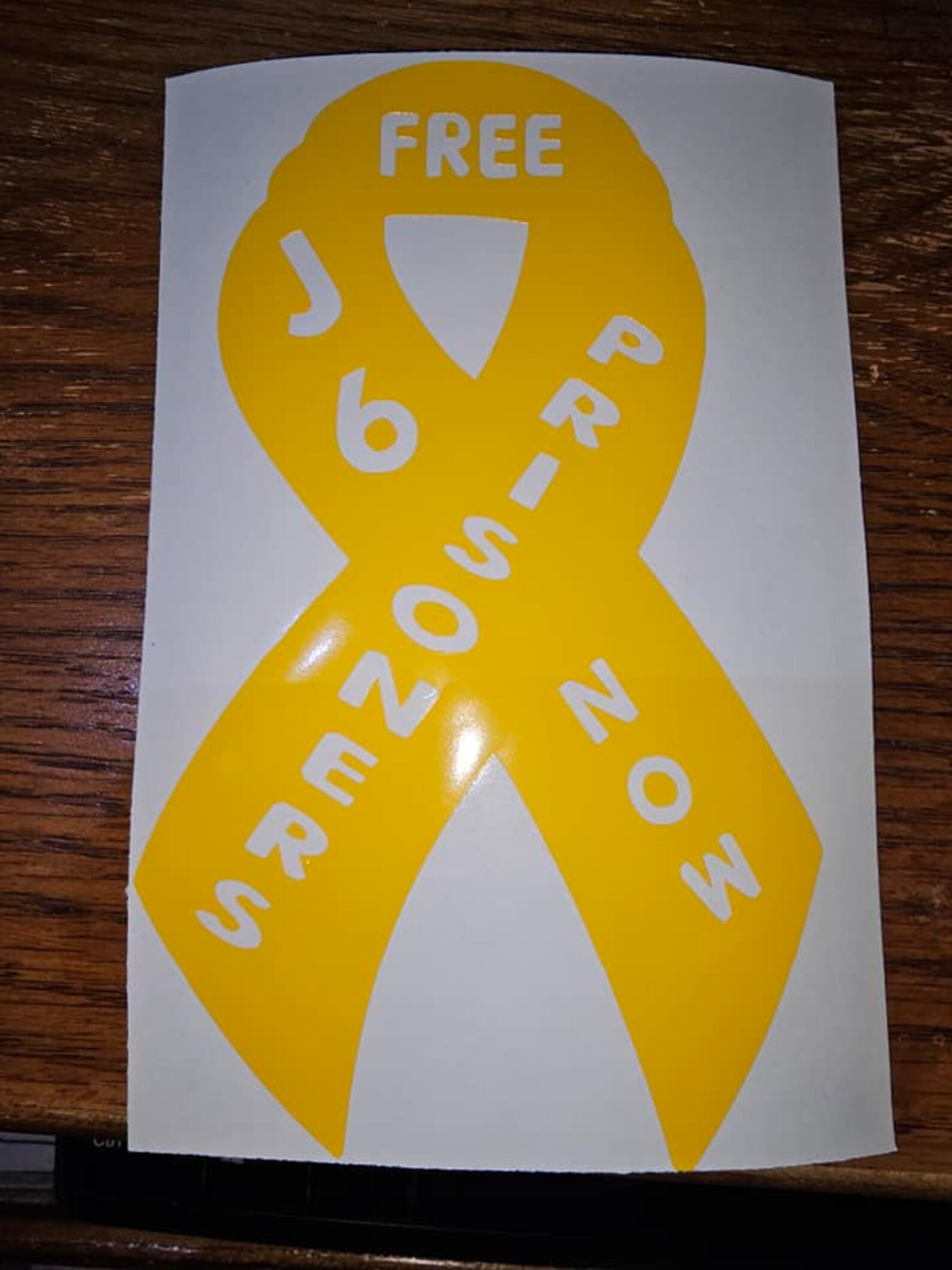 Free J6 Prisoners Decal - Etsy