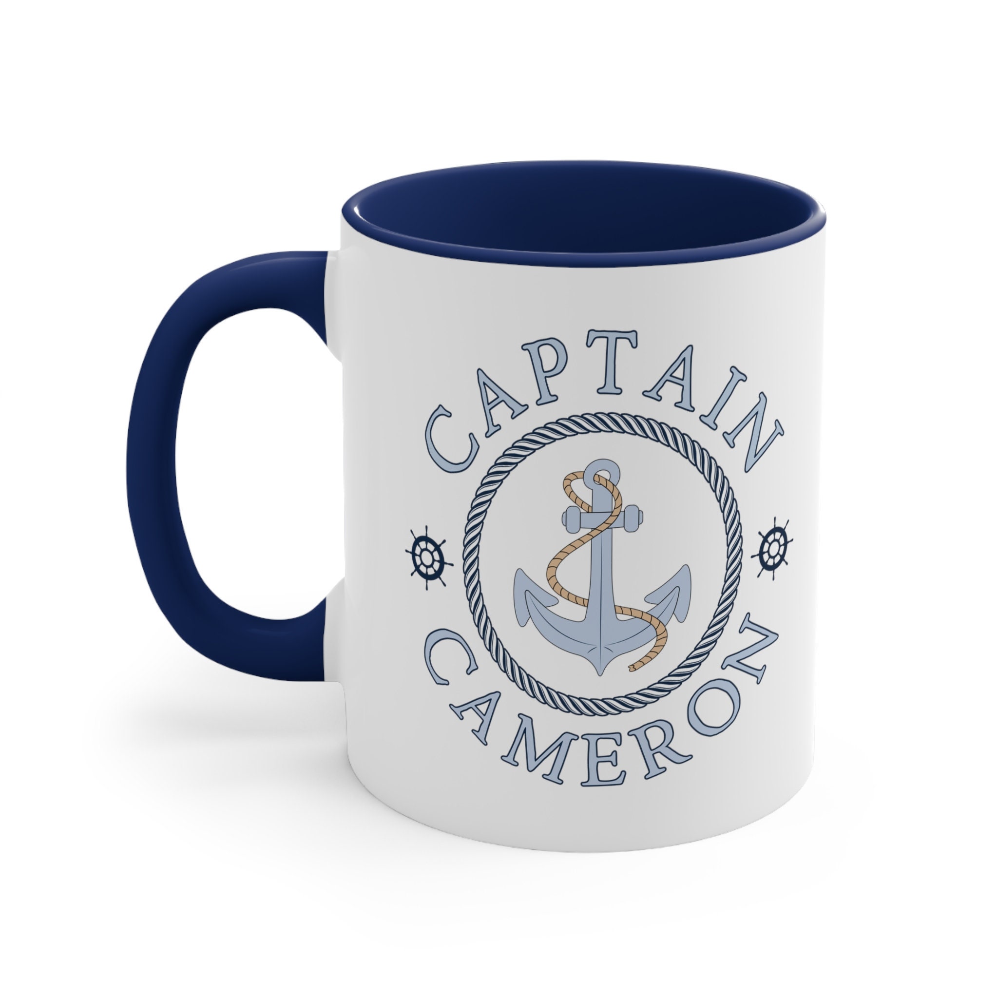 Captain Mug for Dad Fathers Day Personalized Gift for Boating Gift ...