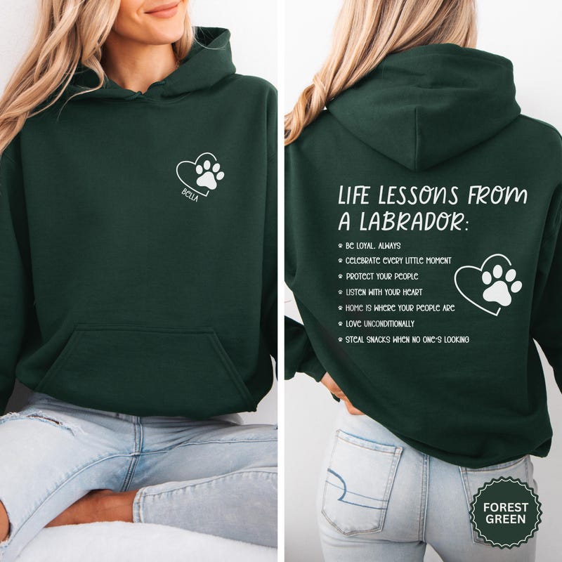 Lab Custom Dog Hoodie - Etsy