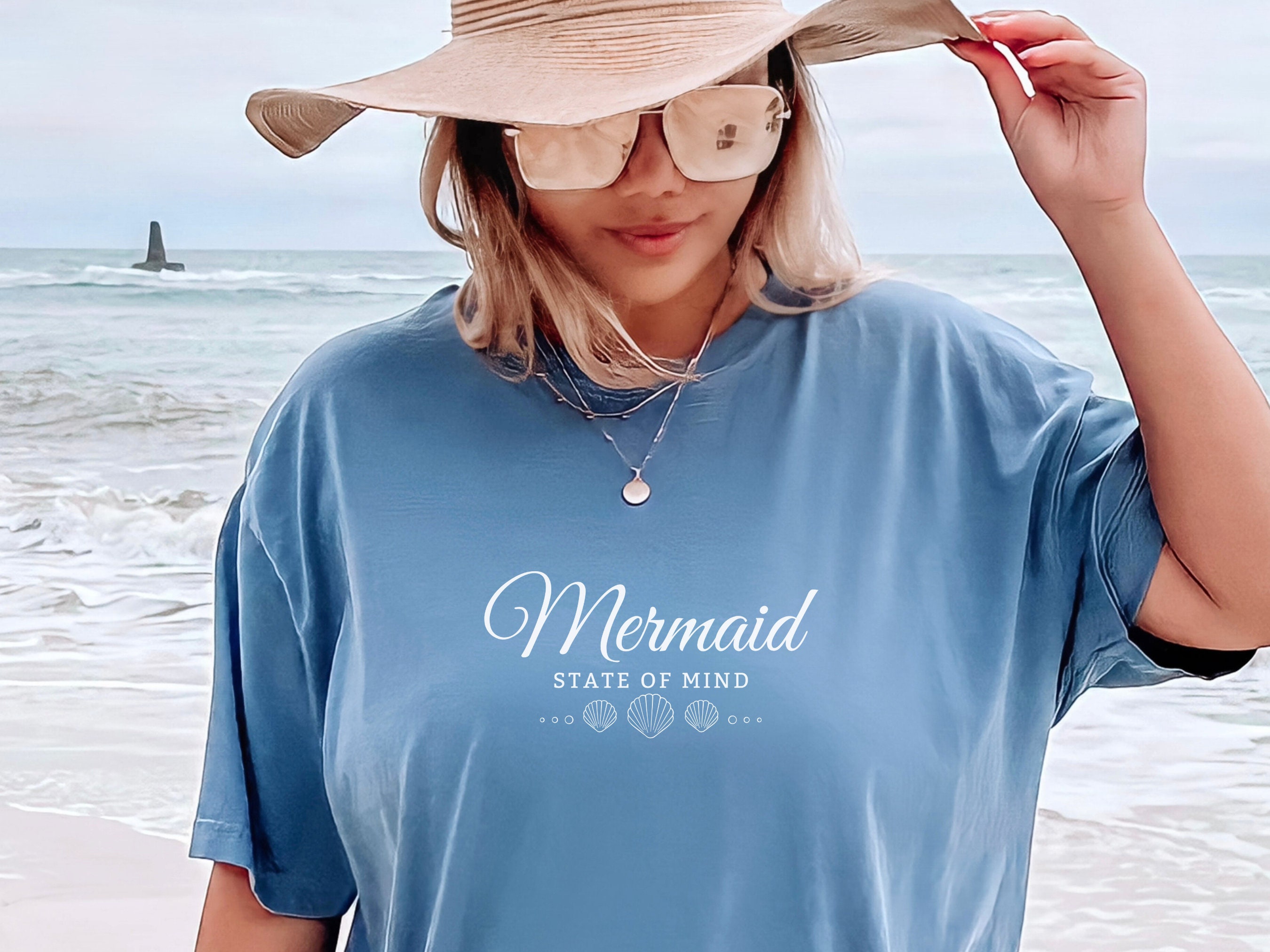 Mermaidcore Shirt Coconut Girl Shirt Ocean Inspired Style Mermaid Core ...