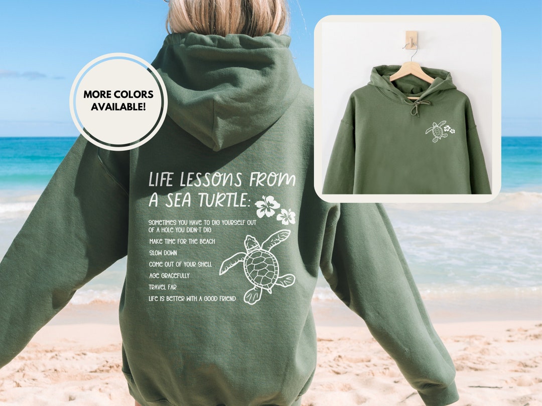 Sea Turtle Shirt Sea Turtle Hoodie Coconut Girl Turtle Lover Gift Sea ...