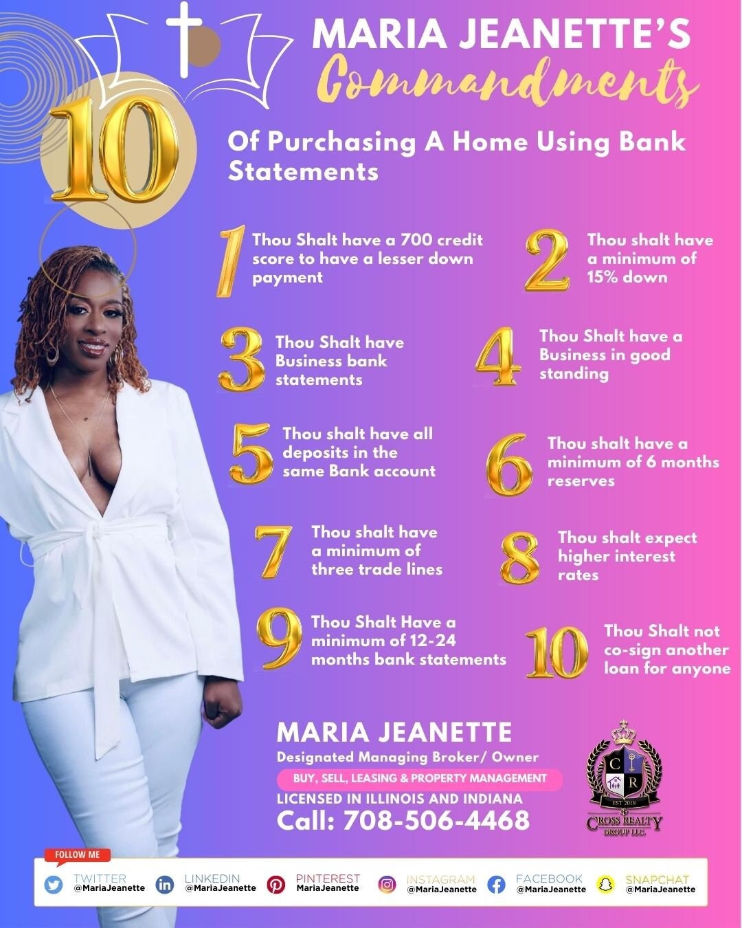 10 Commandments of Purchasing A Home Without Bank Statements - Etsy
