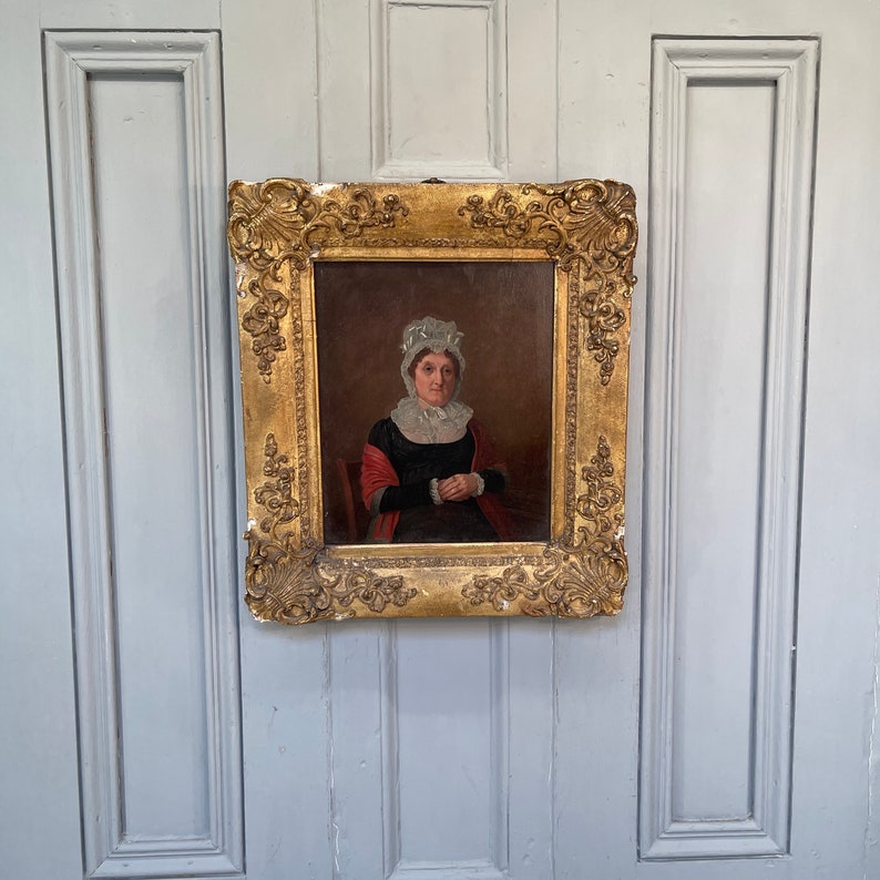 Antique Georgian Early Victorian Oil Painting Portrait Study - Etsy
