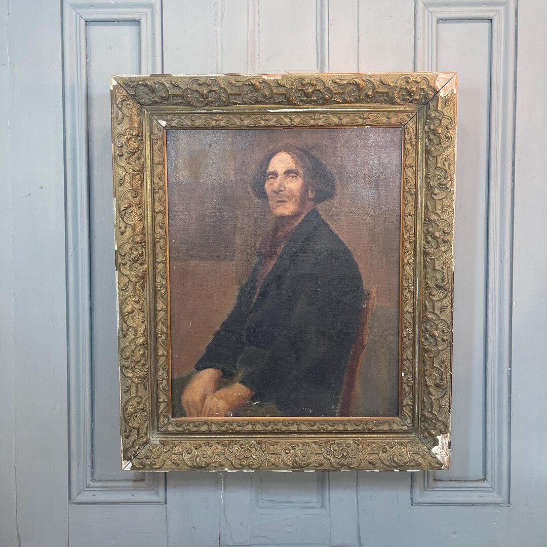 Antique Irish Oil Painting Portrait of a Country Gentleman - Etsy