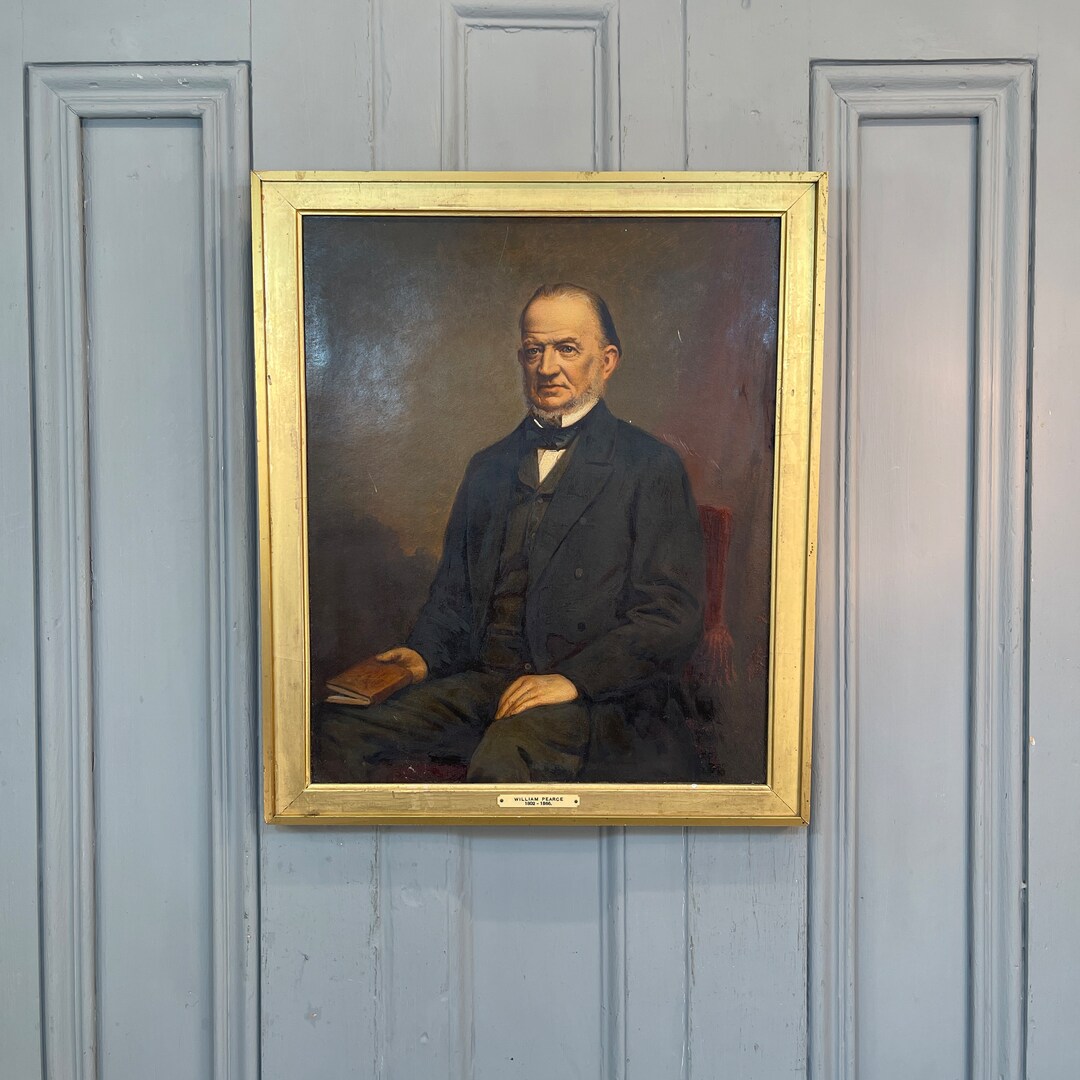 Antique Portrait of William Pearce - Etsy