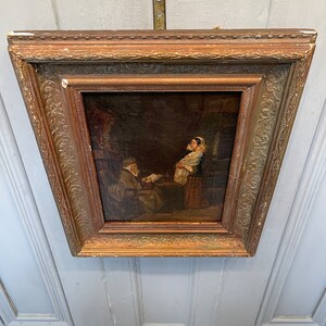 Antique Victorian Oil Painting Portrait of a Jewish Moneylender or ...