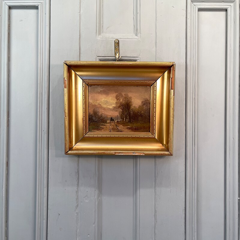 Antique French Oil Hunting - Etsy UK