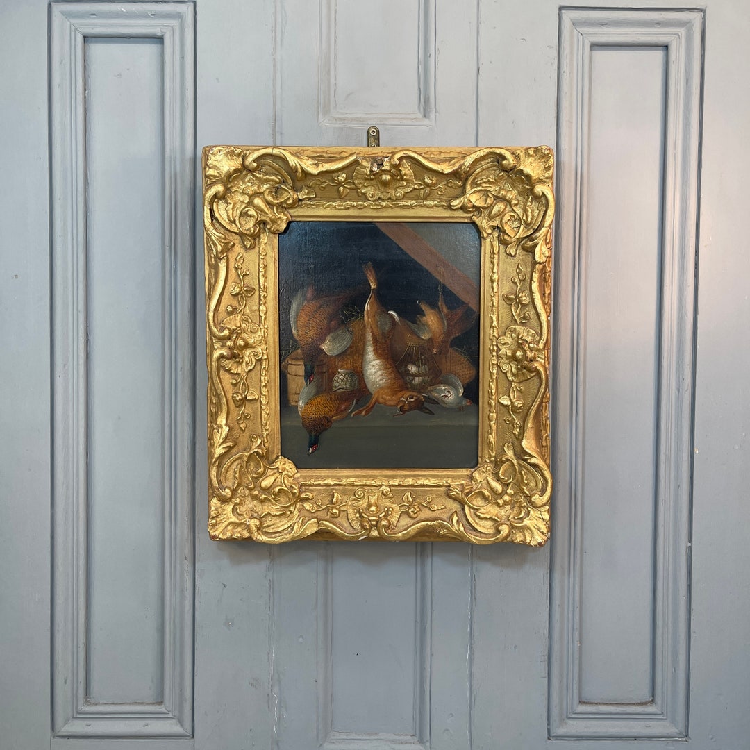 Antique Still Life Oil Painting Study of Game Attributed to Benjamin ...