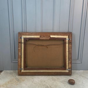 Antique Landscape Oil Painting of Farmhouse With Figures Signed ...