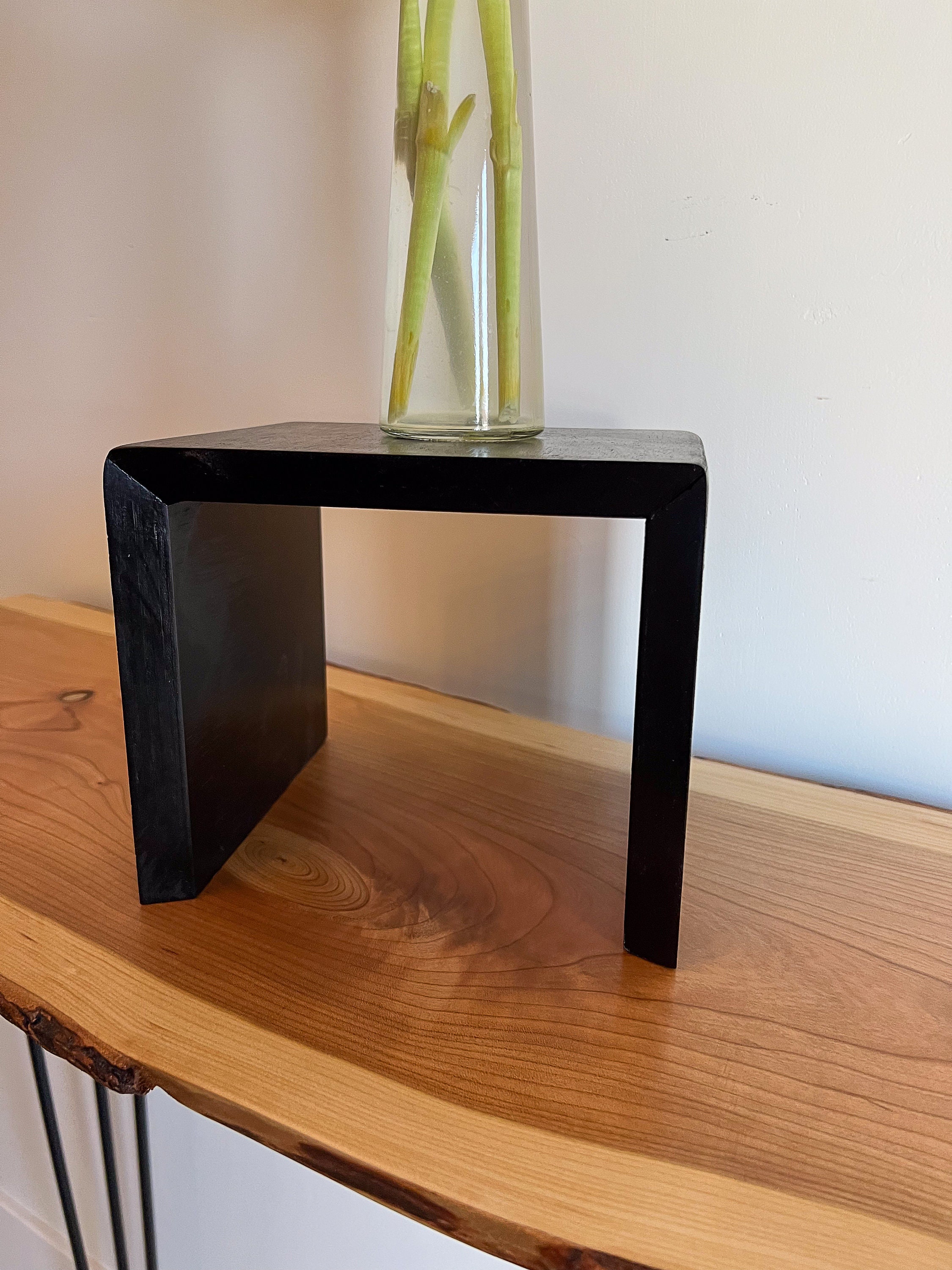 Handmade Black Modern Plant Stand Small, Durable, and Versatile Unique ...