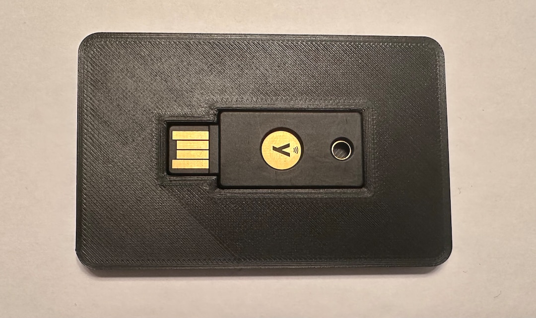 Yubikey 5 NFC Card Holder Case Protector Single or Duo - Etsy