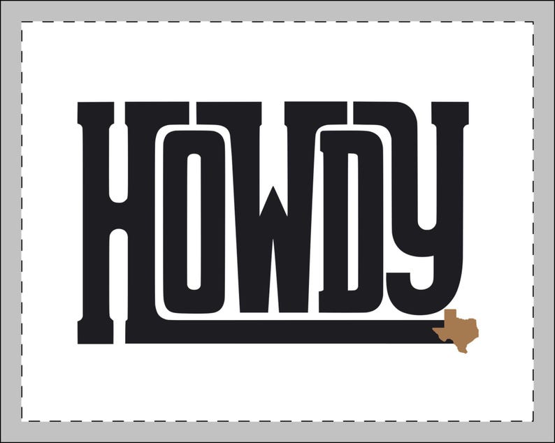 Framed Poster Howdy Western Texas Art Western Art Cowboy Rodeo - Etsy