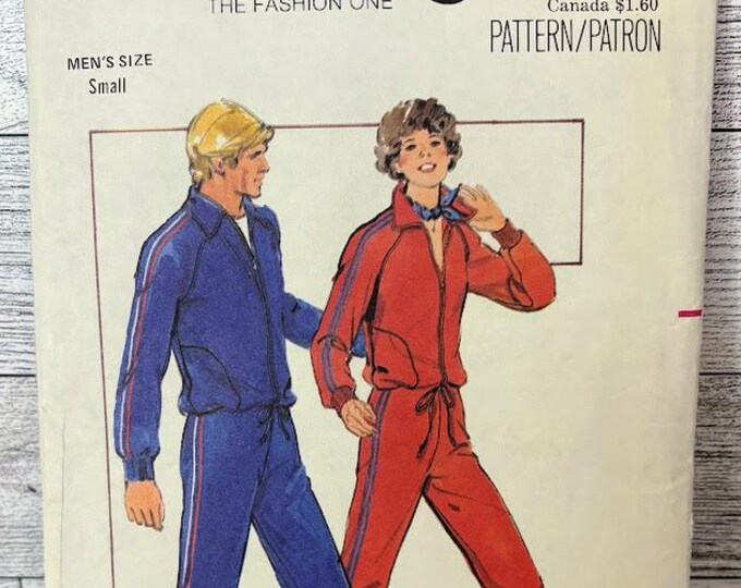Vintage 70's Butterick Sewing Pattern No. 5200 - Men's Top and Pants ...