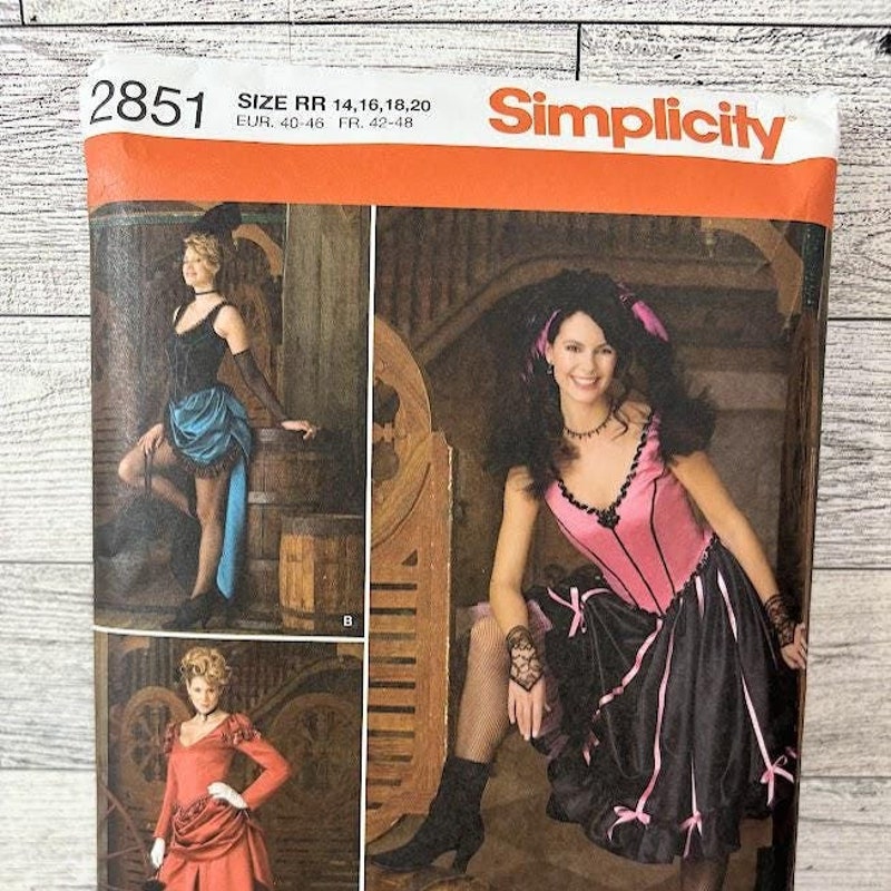 Saloon Girl Pattern - Etsy