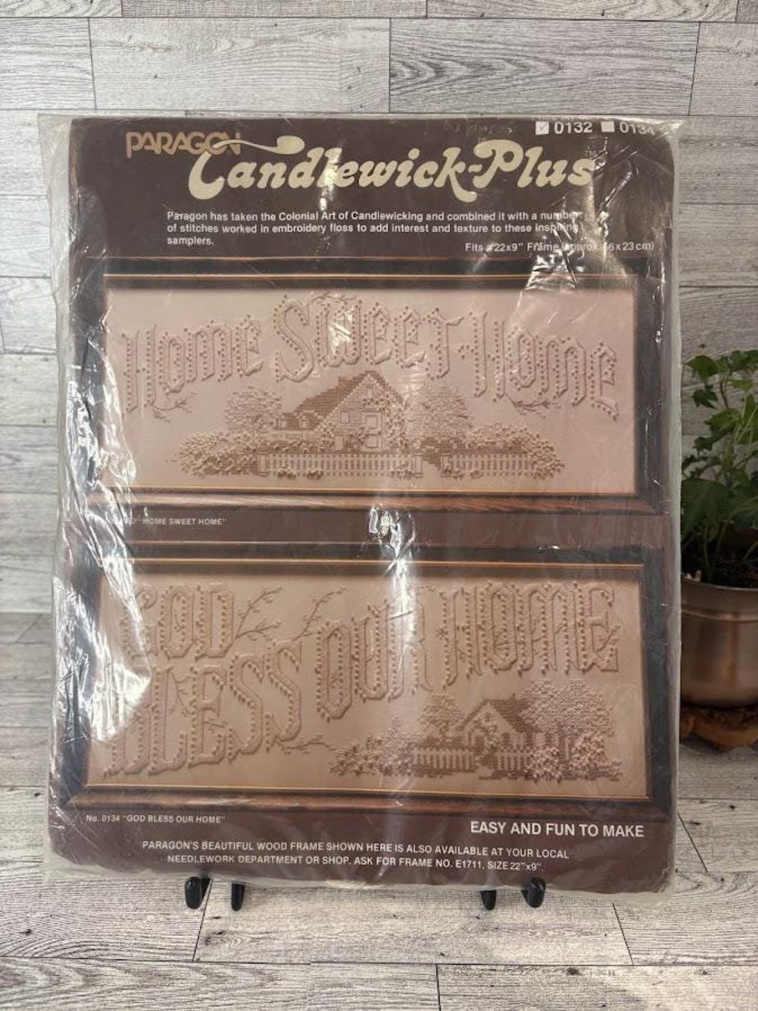 Vintage Paragon Candlewick-plus Kit No. 0132 Home Sweet Home ...