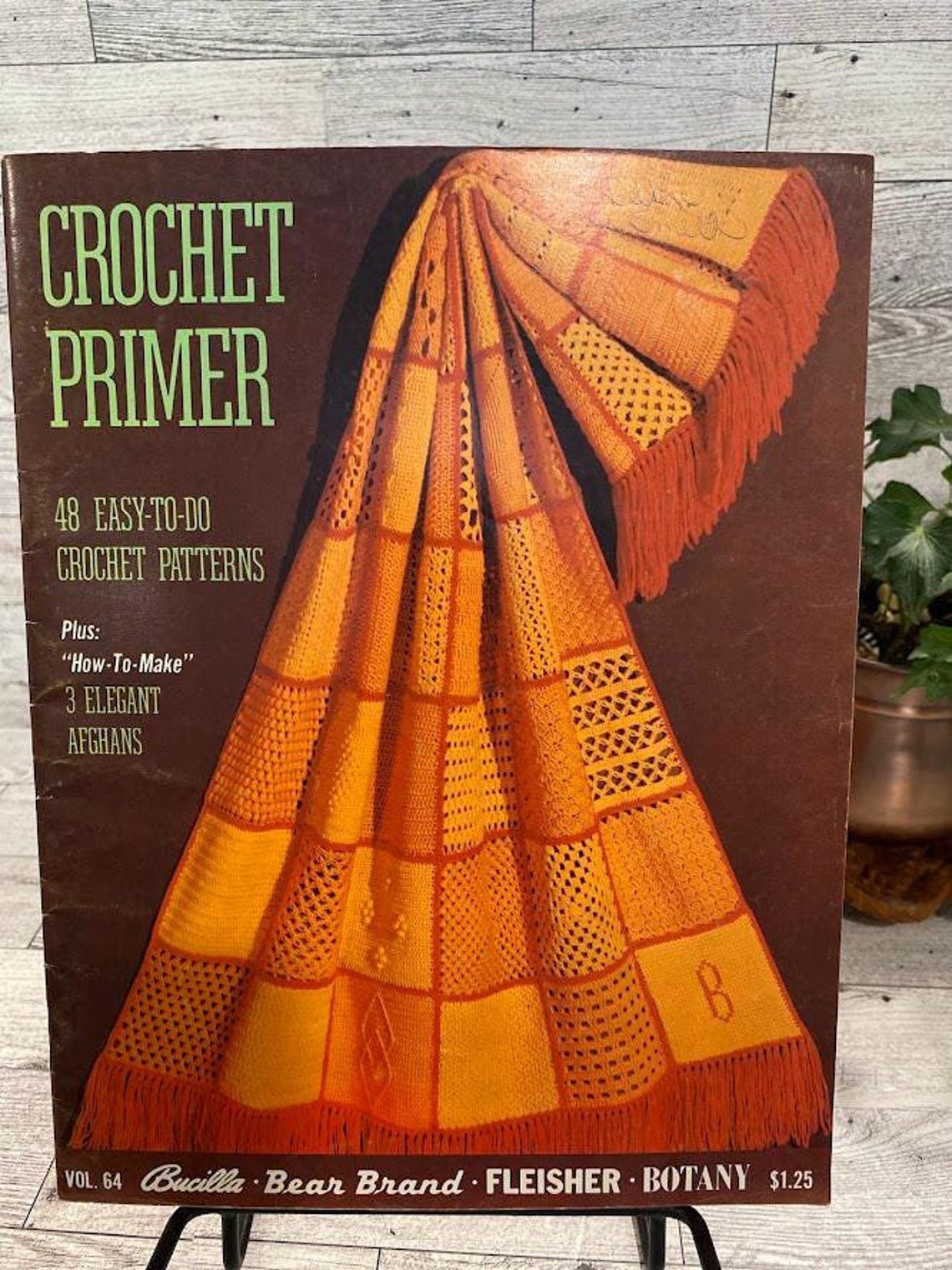 Vintage Crochet Primer Pattern Booklet - 48 Easy-to-do Crochet Patterns ...